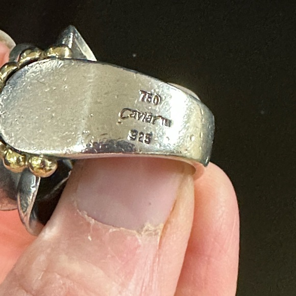 LAGOS | Jewelry | Authentic Lagos 8k Gold Sterling Silver Fluted Dome ...